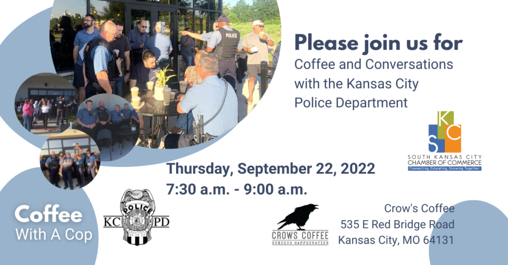 Coffee With A Cop at Crows Coffee Red Bridge - South KC Chamber